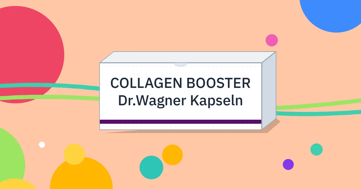 Symbolbild: Packung mit der Aufschrift COLLAGEN BOOSTER Dr.Wagner Kapseln (PZN 13710513) – Verfügbarkeit und Bezug in Apotheken in Frankfurt am Main