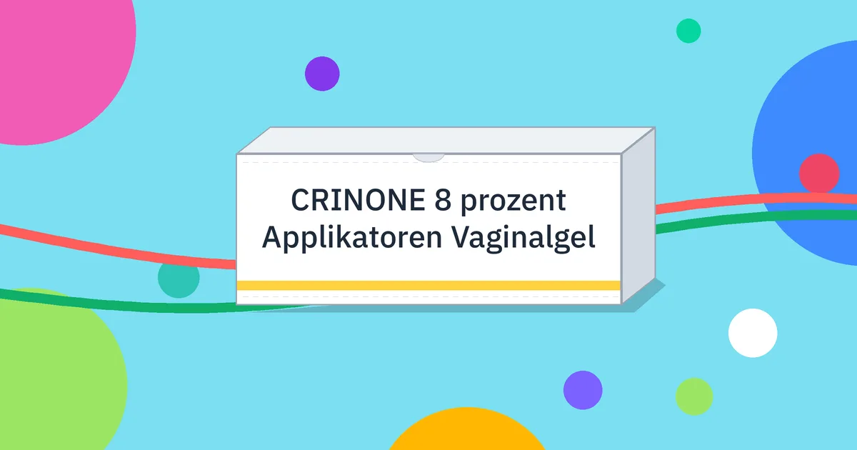 Symbolbild: Packung mit der Aufschrift CRINONE 8 prozent Applikatoren Vaginalgel (PZN 08819024) – Verfügbarkeit und Bezug in Apotheken in Frankfurt am Main