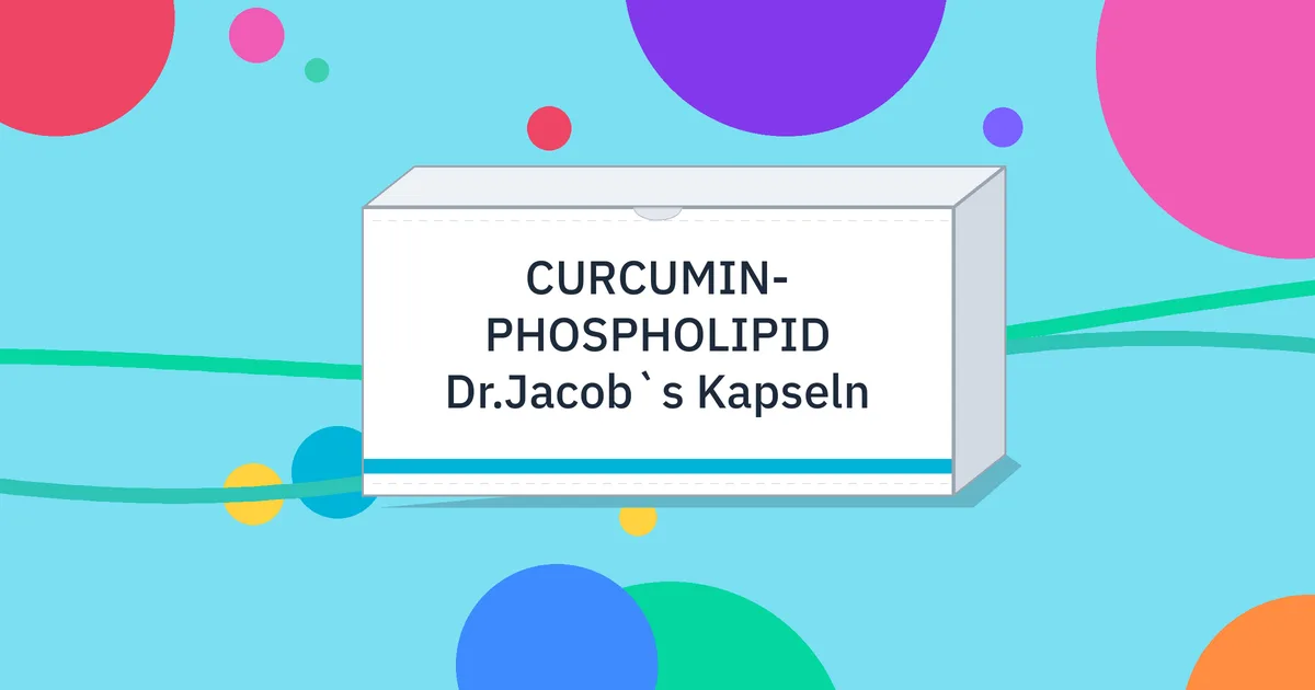Symbolbild: Packung mit der Aufschrift CURCUMIN-PHOSPHOLIPID Dr.Jacob`s Kapseln (PZN 12580304) – Verfügbarkeit und Bezug in Apotheken in Frankfurt am Main