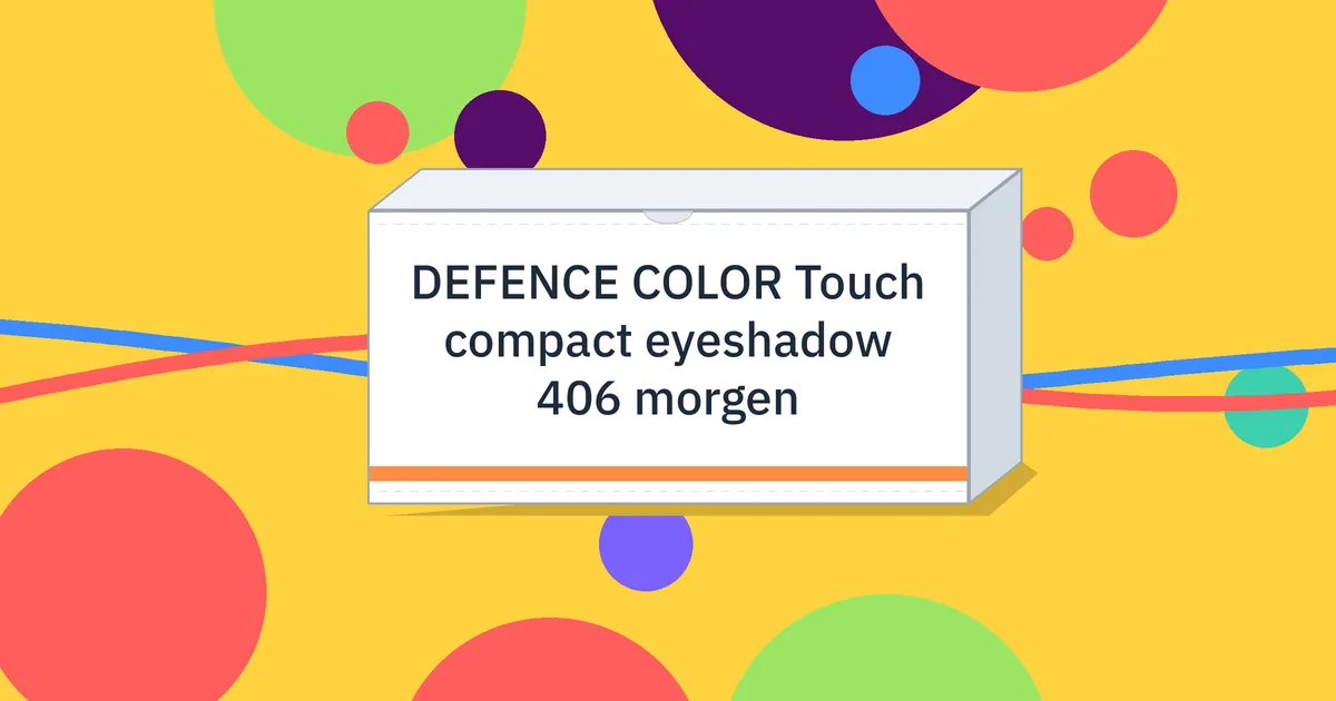 Symbolbild: Packung mit der Aufschrift DEFENCE COLOR Touch compact eyeshadow 406 morgen (PZN 11892102) – Verfügbarkeit und Bezug in Apotheken in Frankfurt am Main