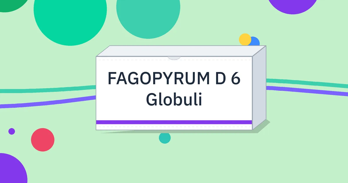 Symbolbild: Packung mit der Aufschrift FAGOPYRUM D 6 Globuli (PZN 16690863) – Verfügbarkeit und Bezug in Apotheken in Frankfurt am Main