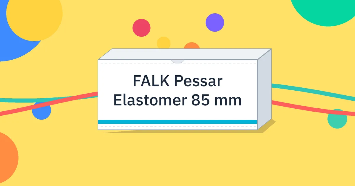Symbolbild: Packung mit der Aufschrift FALK Pessar Elastomer 85 mm (PZN 03801367) – Verfügbarkeit und Bezug in Apotheken in Frankfurt am Main