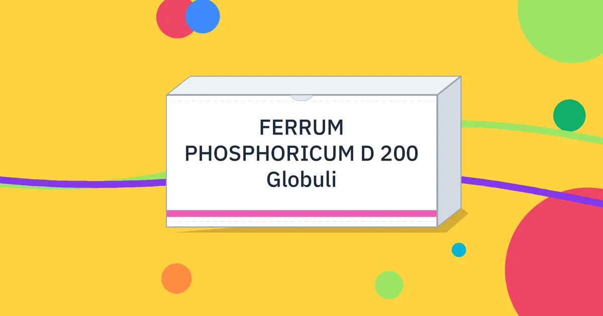 Symbolbild: Packung mit der Aufschrift FERRUM PHOSPHORICUM D 200 Globuli (PZN 15304496) – Verfügbarkeit und Bezug in Apotheken in Frankfurt am Main