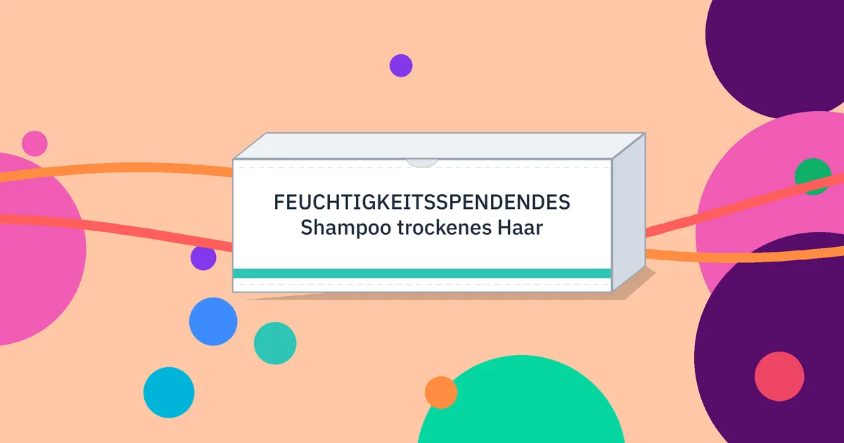 Symbolbild: Packung mit der Aufschrift FEUCHTIGKEITSSPENDENDES Shampoo trockenes Haar (PZN 18081708) – Verfügbarkeit und Bezug in Apotheken in Frankfurt am Main
