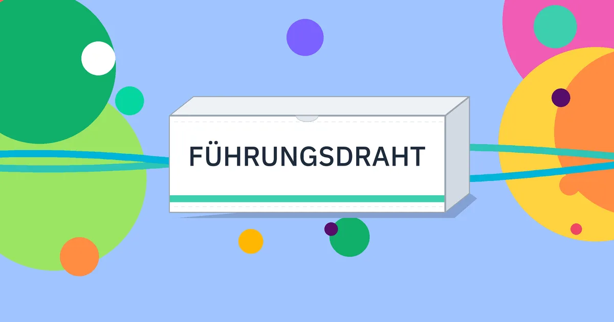 Symbolbild: Packung mit der Aufschrift FÜHRUNGSDRAHT (PZN 00826929) – Verfügbarkeit und Bezug in Apotheken in Frankfurt am Main
