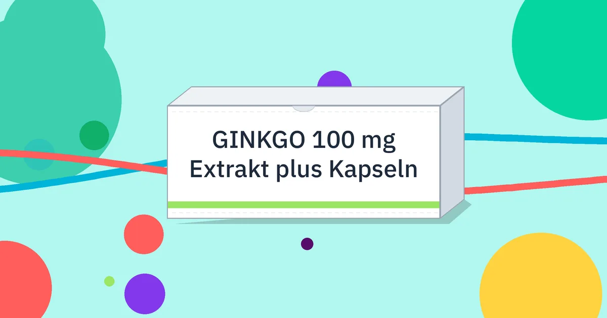 Symbolbild: Packung mit der Aufschrift GINKGO 100 mg Extrakt plus Kapseln (PZN 16512742) – Verfügbarkeit und Bezug in Apotheken in Frankfurt am Main