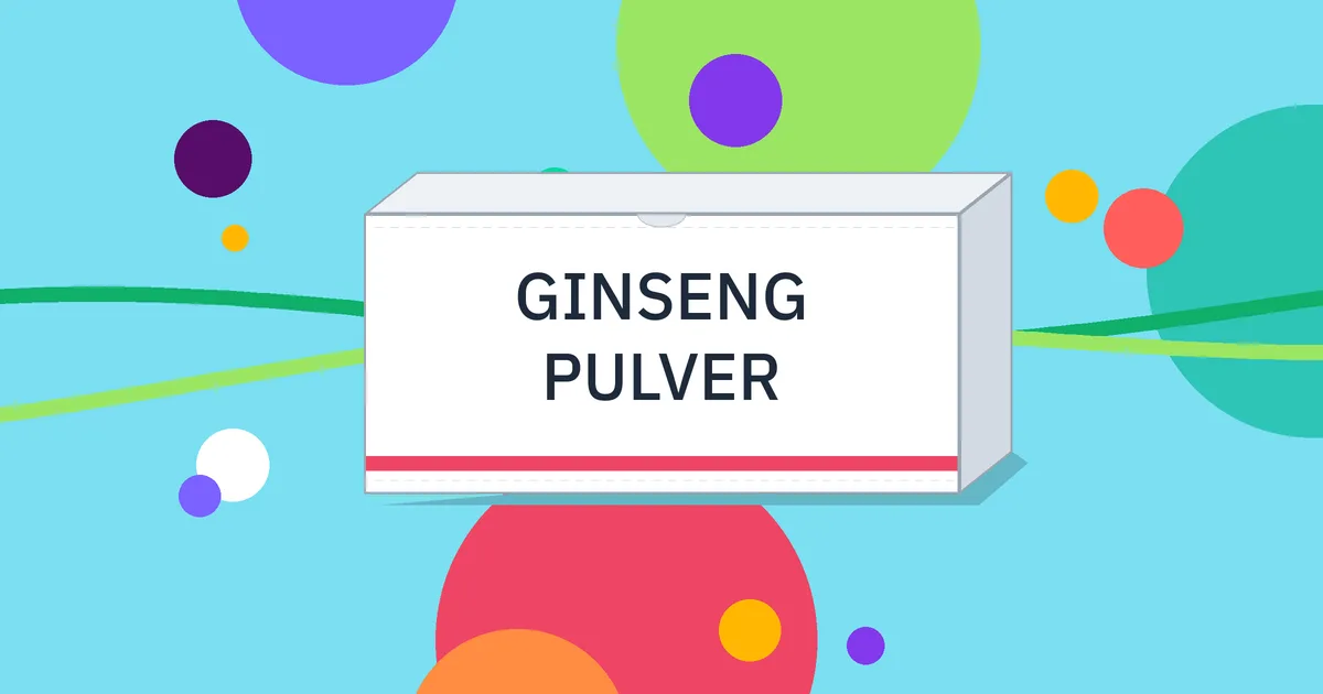 Symbolbild: Packung mit der Aufschrift GINSENG PULVER (PZN 12144951) – Verfügbarkeit und Bezug in Apotheken in Frankfurt am Main