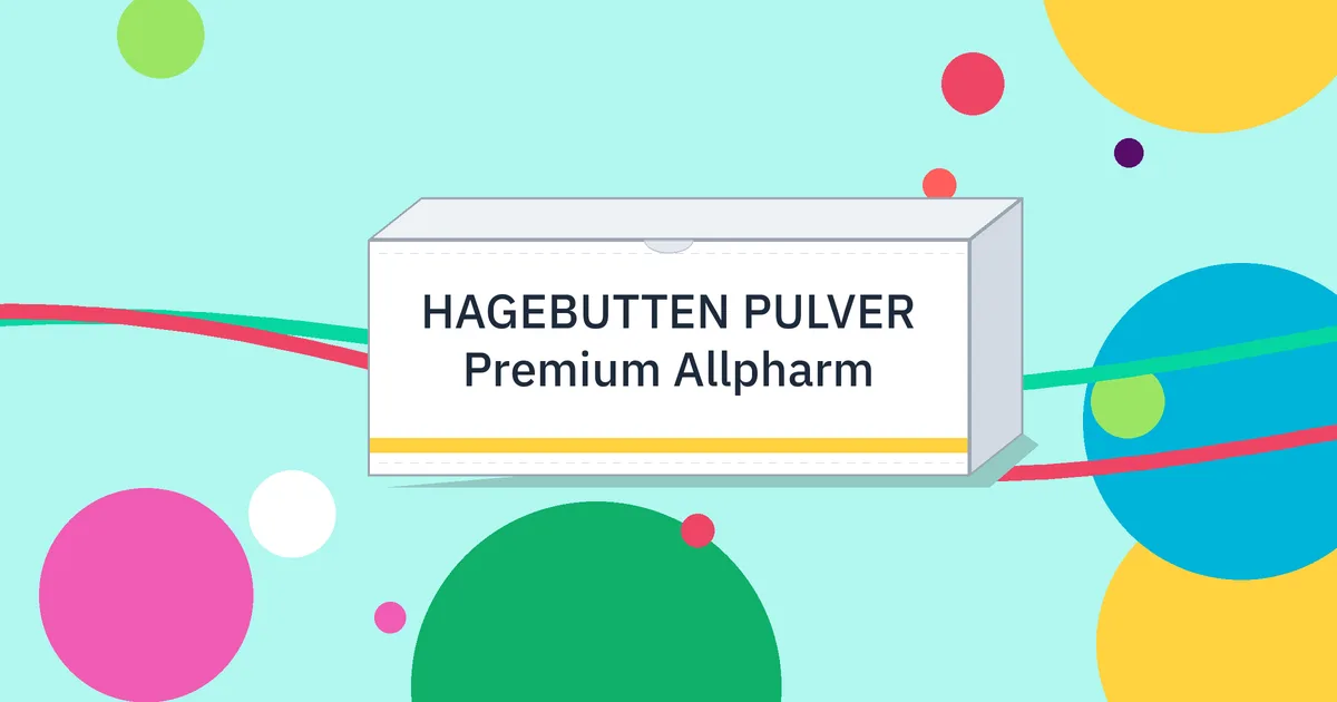 Symbolbild: Packung mit der Aufschrift HAGEBUTTEN PULVER Premium Allpharm (PZN 10114584) – Verfügbarkeit und Bezug in Apotheken in Frankfurt am Main