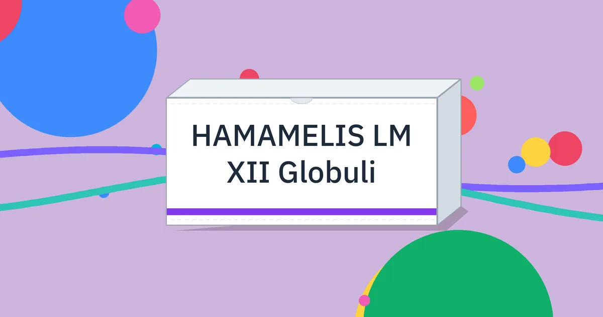 Symbolbild: Packung mit der Aufschrift HAMAMELIS LM XII Globuli (PZN 04505085) – Verfügbarkeit und Bezug in Apotheken in Frankfurt am Main