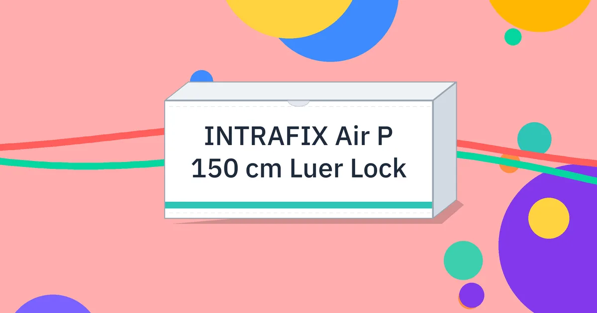 Symbolbild: Packung mit der Aufschrift INTRAFIX Air P 150 cm Luer Lock (PZN 09314941) – Verfügbarkeit und Bezug in Apotheken in Frankfurt am Main