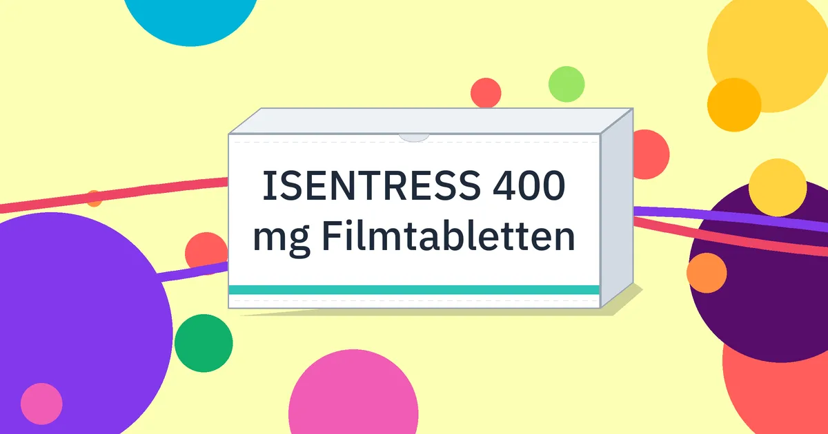 Symbolbild: Packung mit der Aufschrift ISENTRESS 400 mg Filmtabletten (PZN 14227090) – Verfügbarkeit und Bezug in Apotheken in Frankfurt am Main