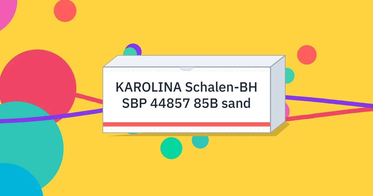 Symbolbild: Packung mit der Aufschrift KAROLINA Schalen-BH SBP 44857 85B sand (PZN 18711569) – Verfügbarkeit und Bezug in Apotheken in Frankfurt am Main