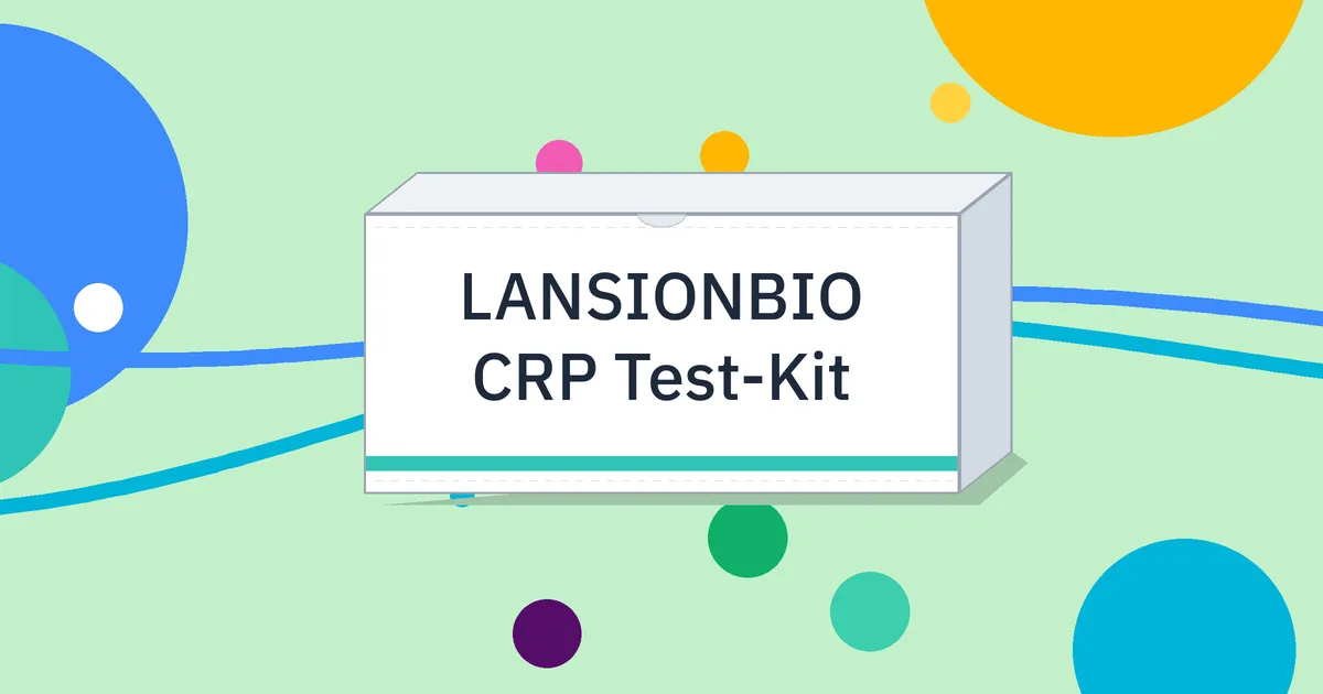 Symbolbild: Packung mit der Aufschrift LANSIONBIO CRP Test-Kit (PZN 20365117) – Verfügbarkeit und Bezug in Apotheken in Frankfurt am Main