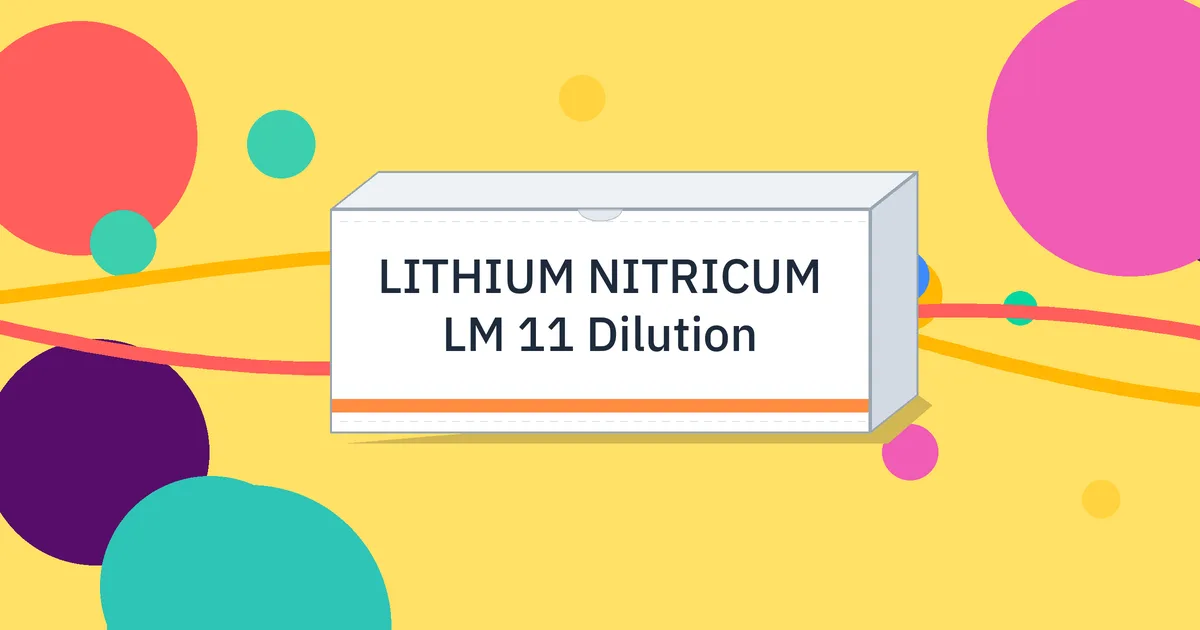 Symbolbild: Packung mit der Aufschrift LITHIUM NITRICUM LM 11 Dilution (PZN 12932447) – Verfügbarkeit und Bezug in Apotheken in Frankfurt am Main