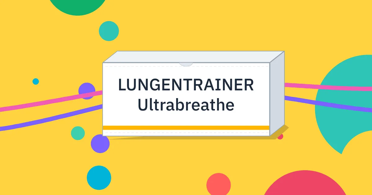 Symbolbild: Packung mit der Aufschrift LUNGENTRAINER Ultrabreathe (PZN 04044023) – Verfügbarkeit und Bezug in Apotheken in Frankfurt am Main