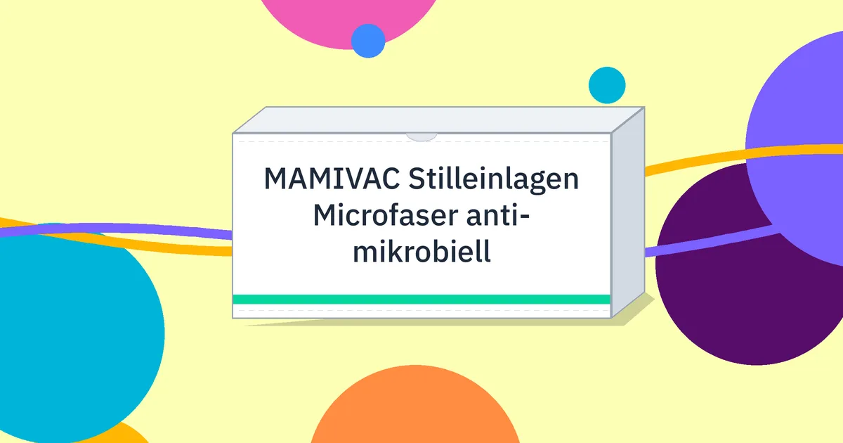 Symbolbild: Packung mit der Aufschrift MAMIVAC Stilleinlagen Microfaser anti-mikrobiell (PZN 00005902) – Verfügbarkeit und Bezug in Apotheken in Frankfurt am Main