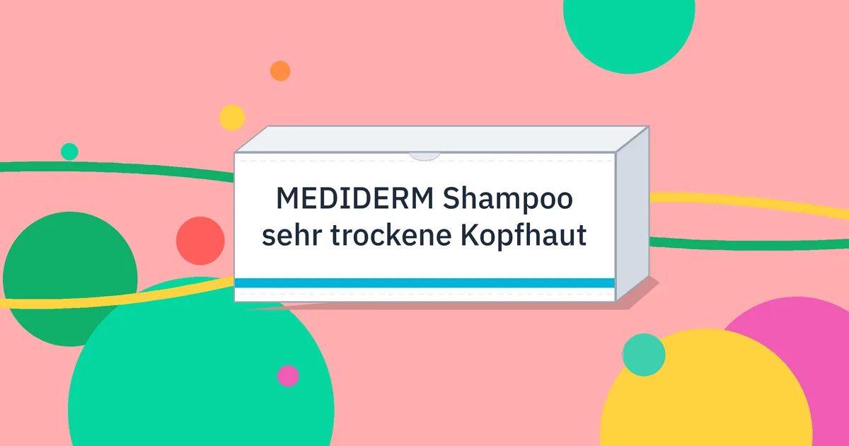Symbolbild: Packung mit der Aufschrift MEDIDERM Shampoo sehr trockene Kopfhaut (PZN 16527502) – Verfügbarkeit und Bezug in Apotheken in Frankfurt am Main