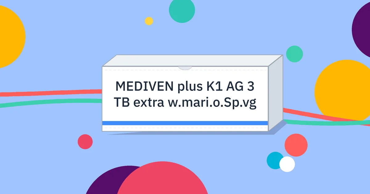 Symbolbild: Packung mit der Aufschrift MEDIVEN plus K1 AG 3 TB extra w.mari.o.Sp.vg (PZN 15065927) – Verfügbarkeit und Bezug in Apotheken in Frankfurt am Main