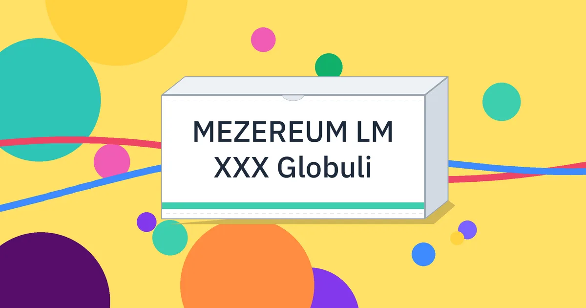 Symbolbild: Packung mit der Aufschrift MEZEREUM LM XXX Globuli (PZN 04507262) – Verfügbarkeit und Bezug in Apotheken in Frankfurt am Main