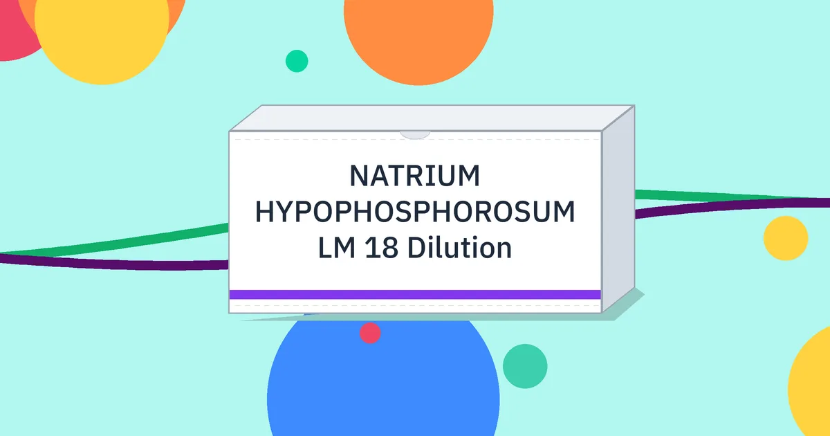Symbolbild: Packung mit der Aufschrift NATRIUM HYPOPHOSPHOROSUM LM 18 Dilution (PZN 12963488) – Verfügbarkeit und Bezug in Apotheken in Frankfurt am Main