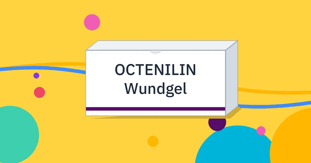 Symbolbild: Packung mit der Aufschrift OCTENILIN Wundgel (PZN 03962828) – Verfügbarkeit und Bezug in Apotheken in Frankfurt am Main