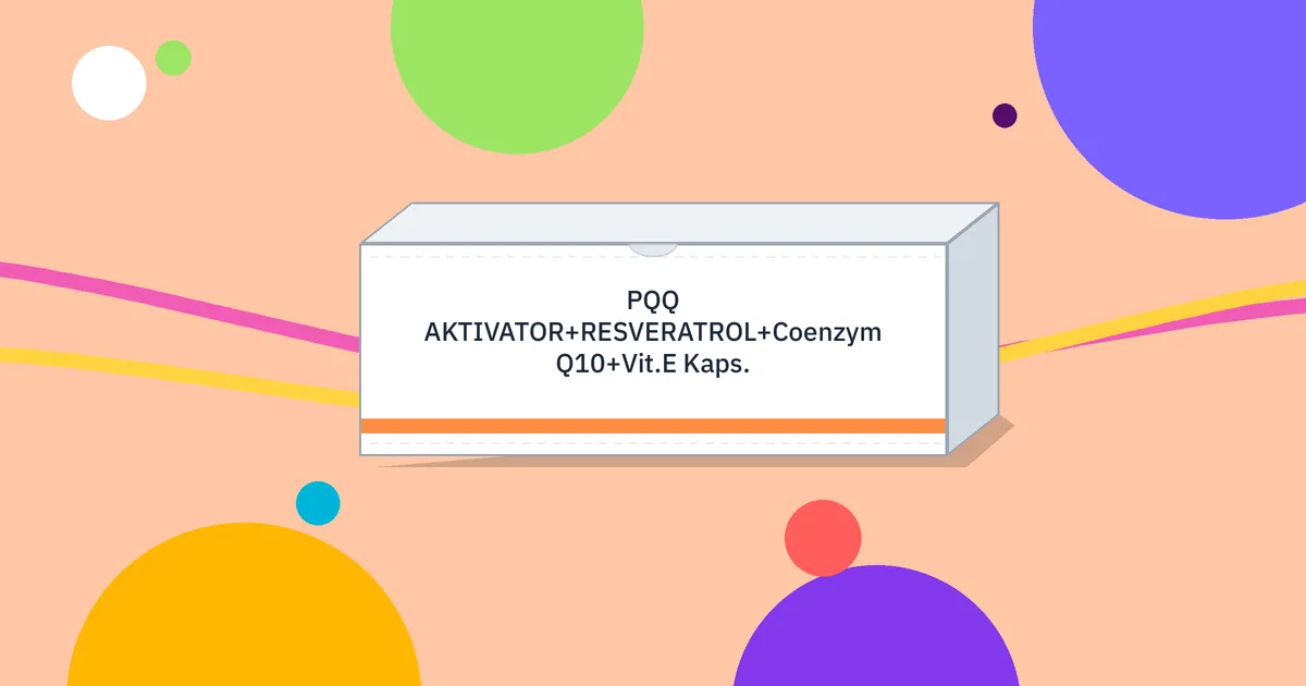 Symbolbild: Packung mit der Aufschrift PQQ AKTIVATOR+RESVERATROL+Coenzym Q10+Vit.E Kaps. (PZN 18677269) – Verfügbarkeit und Bezug in Apotheken in Frankfurt am Main