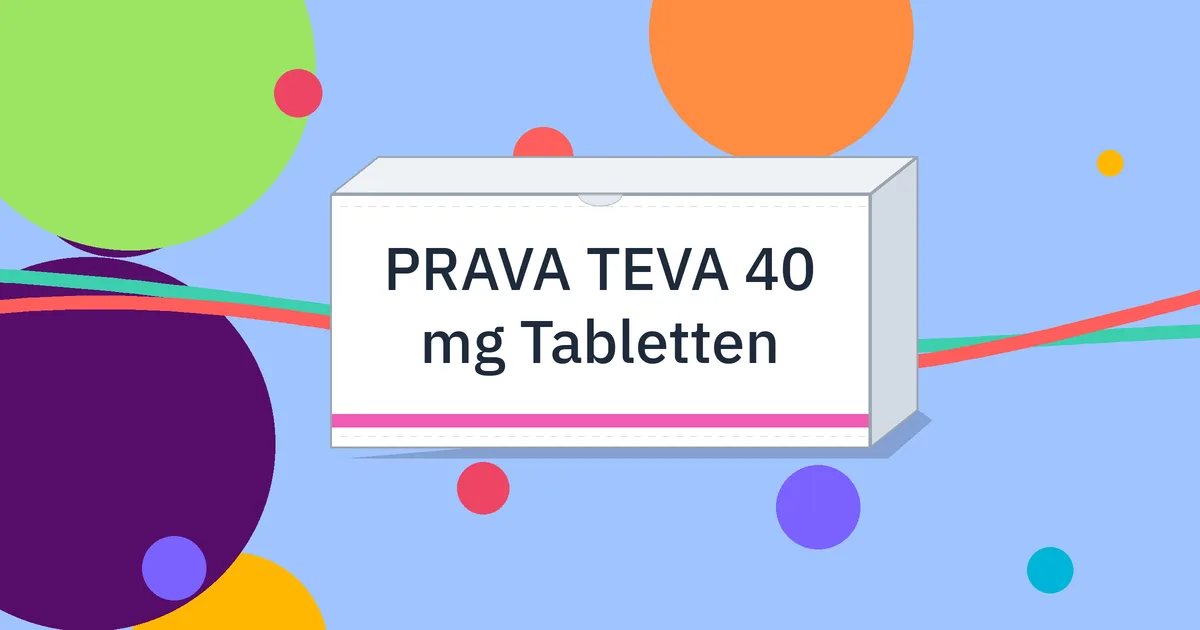 Symbolbild: Packung mit der Aufschrift PRAVA TEVA 40 mg Tabletten (PZN 04365477) – Verfügbarkeit und Bezug in Apotheken in Frankfurt am Main
