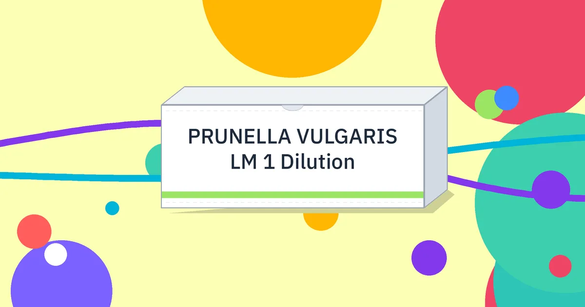 Symbolbild: Packung mit der Aufschrift PRUNELLA VULGARIS LM 1 Dilution (PZN 13668780) – Verfügbarkeit und Bezug in Apotheken in Frankfurt am Main