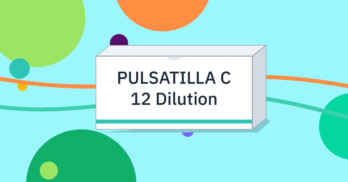 Symbolbild: Packung mit der Aufschrift PULSATILLA C 12 Dilution (PZN 04233103) – Verfügbarkeit und Bezug in Apotheken in Frankfurt am Main