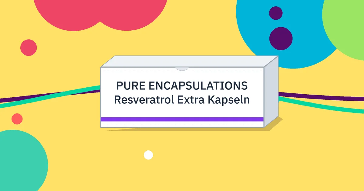 Symbolbild: Packung mit der Aufschrift PURE ENCAPSULATIONS Resveratrol Extra Kapseln (PZN 00483292) – Verfügbarkeit und Bezug in Apotheken in Frankfurt am Main