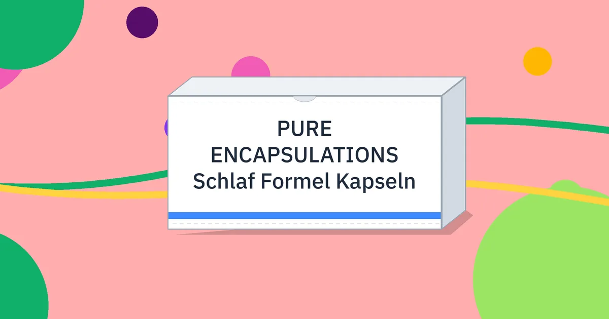 Symbolbild: Packung mit der Aufschrift PURE ENCAPSULATIONS Schlaf Formel Kapseln (PZN 11562273) – Verfügbarkeit und Bezug in Apotheken in Frankfurt am Main