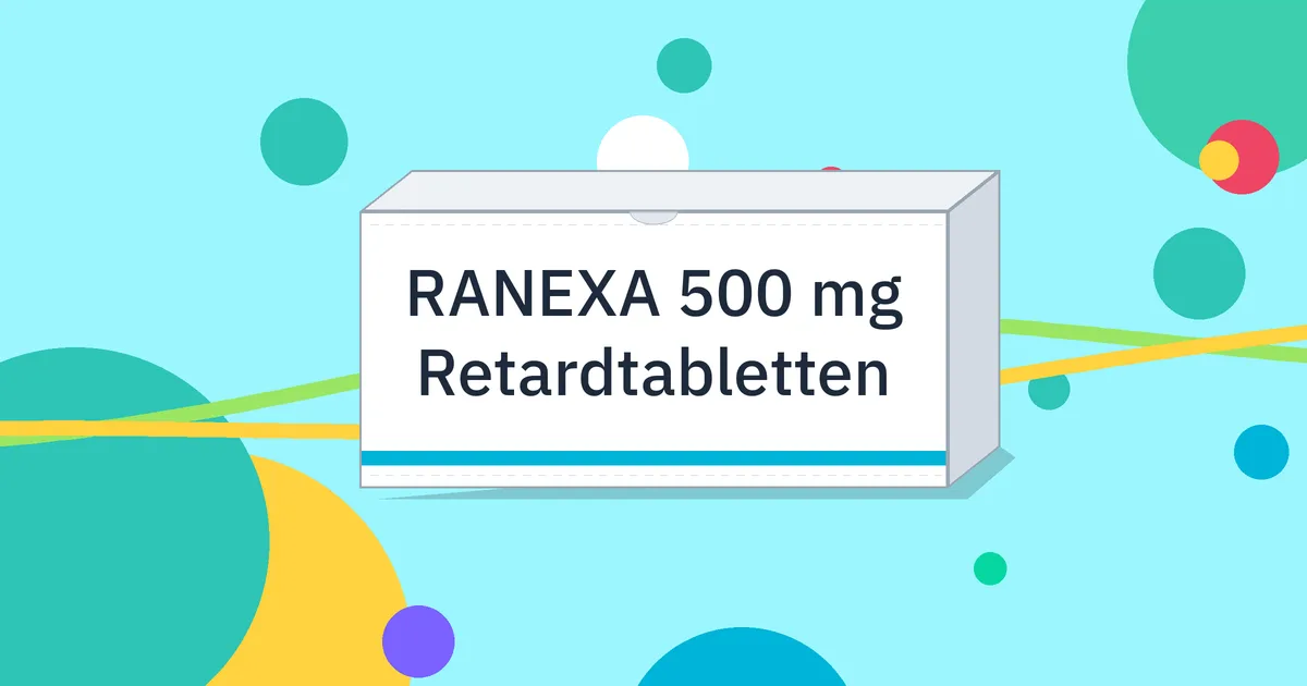 Symbolbild: Packung mit der Aufschrift RANEXA 500 mg Retardtabletten (PZN 18819982) – Verfügbarkeit und Bezug in Apotheken in Frankfurt am Main