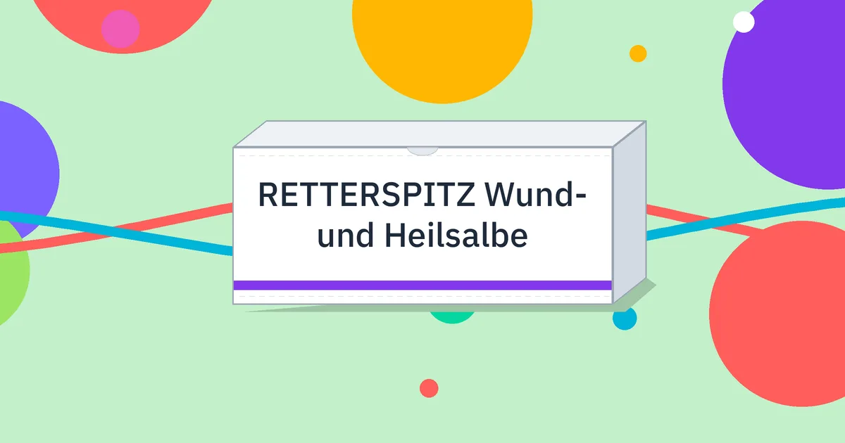 Symbolbild: Packung mit der Aufschrift RETTERSPITZ Wund- und Heilsalbe (PZN 09442165) – Verfügbarkeit und Bezug in Apotheken in Frankfurt am Main