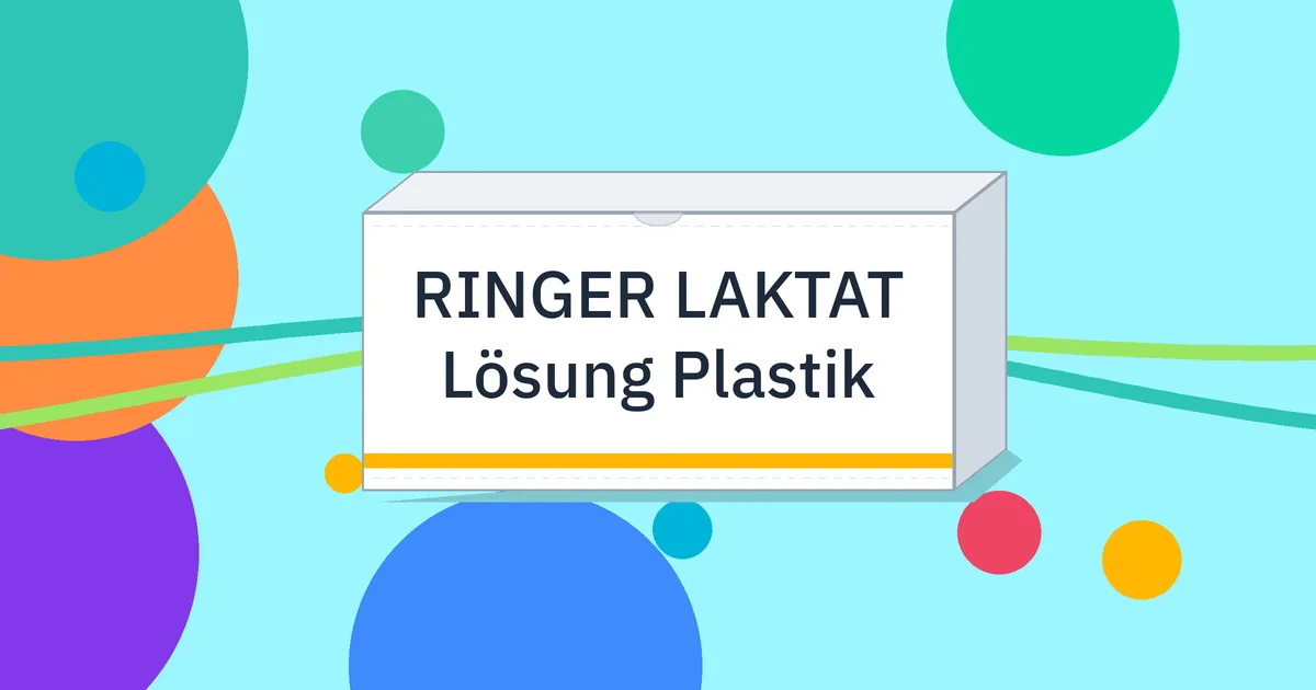 Symbolbild: Packung mit der Aufschrift RINGER LAKTAT Lösung Plastik (PZN 08774132) – Verfügbarkeit und Bezug in Apotheken in Frankfurt am Main