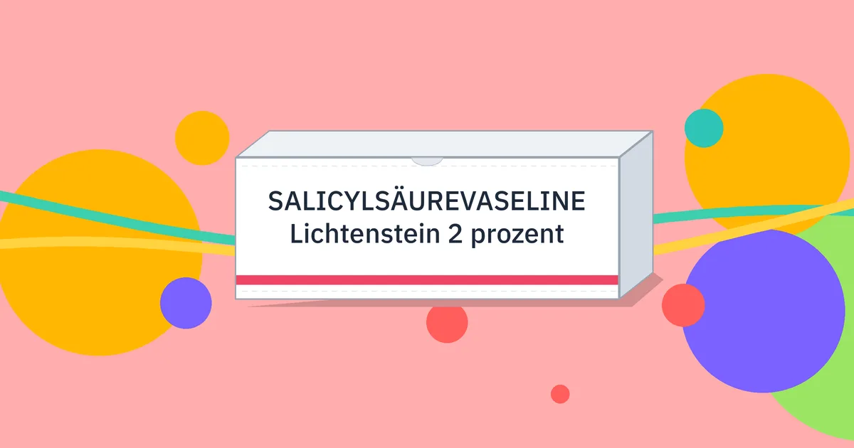 Symbolbild: Packung mit der Aufschrift SALICYLSÄUREVASELINE Lichtenstein 2 prozent (PZN 03757293) – Verfügbarkeit und Bezug in Apotheken in Frankfurt am Main
