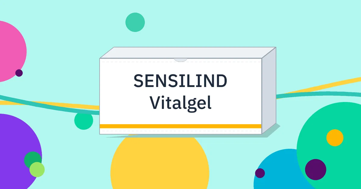 Symbolbild: Packung mit der Aufschrift SENSILIND Vitalgel (PZN 19886101) – Verfügbarkeit und Bezug in Apotheken in Frankfurt am Main