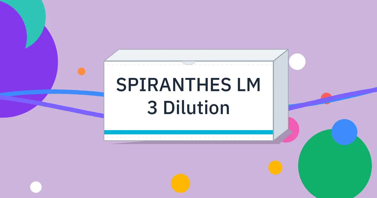 Symbolbild: Packung mit der Aufschrift SPIRANTHES LM 3 Dilution (PZN 13681591) – Verfügbarkeit und Bezug in Apotheken in Frankfurt am Main