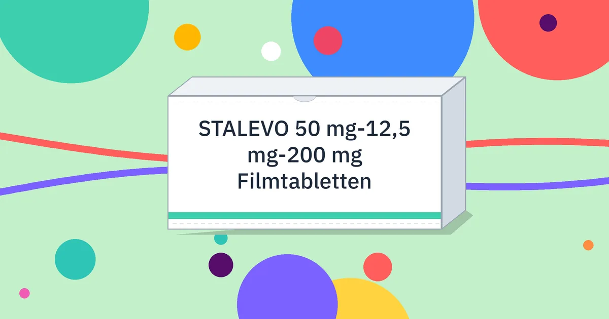 Symbolbild: Packung mit der Aufschrift STALEVO 50 mg-12,5 mg-200 mg Filmtabletten (PZN 00996175) – Verfügbarkeit und Bezug in Apotheken in Frankfurt am Main