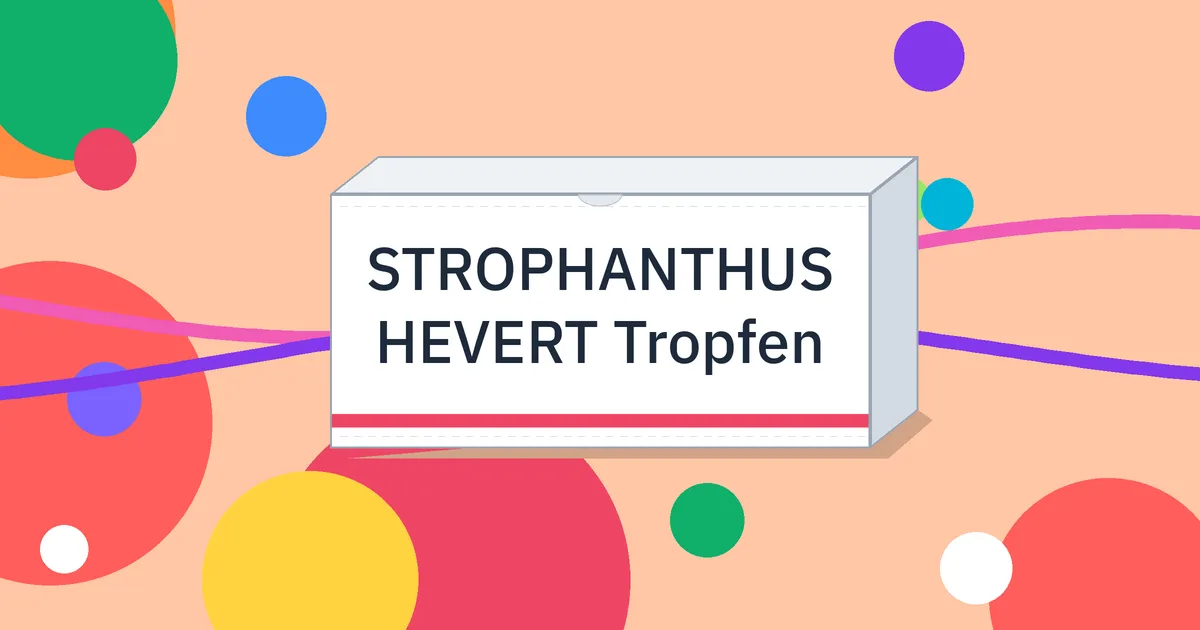 Symbolbild: Packung mit der Aufschrift STROPHANTHUS HEVERT Tropfen (PZN 19725332) – Verfügbarkeit und Bezug in Apotheken in Frankfurt am Main