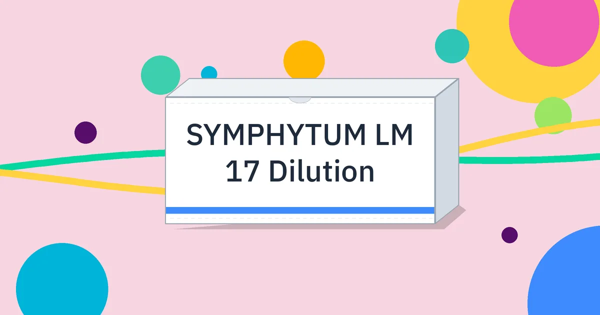 Symbolbild: Packung mit der Aufschrift SYMPHYTUM LM 17 Dilution (PZN 13211767) – Verfügbarkeit und Bezug in Apotheken in Frankfurt am Main
