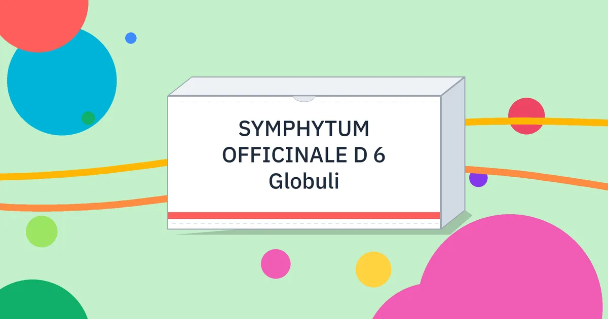 Symbolbild: Packung mit der Aufschrift SYMPHYTUM OFFICINALE D 6 Globuli (PZN 11555729) – Verfügbarkeit und Bezug in Apotheken in Frankfurt am Main