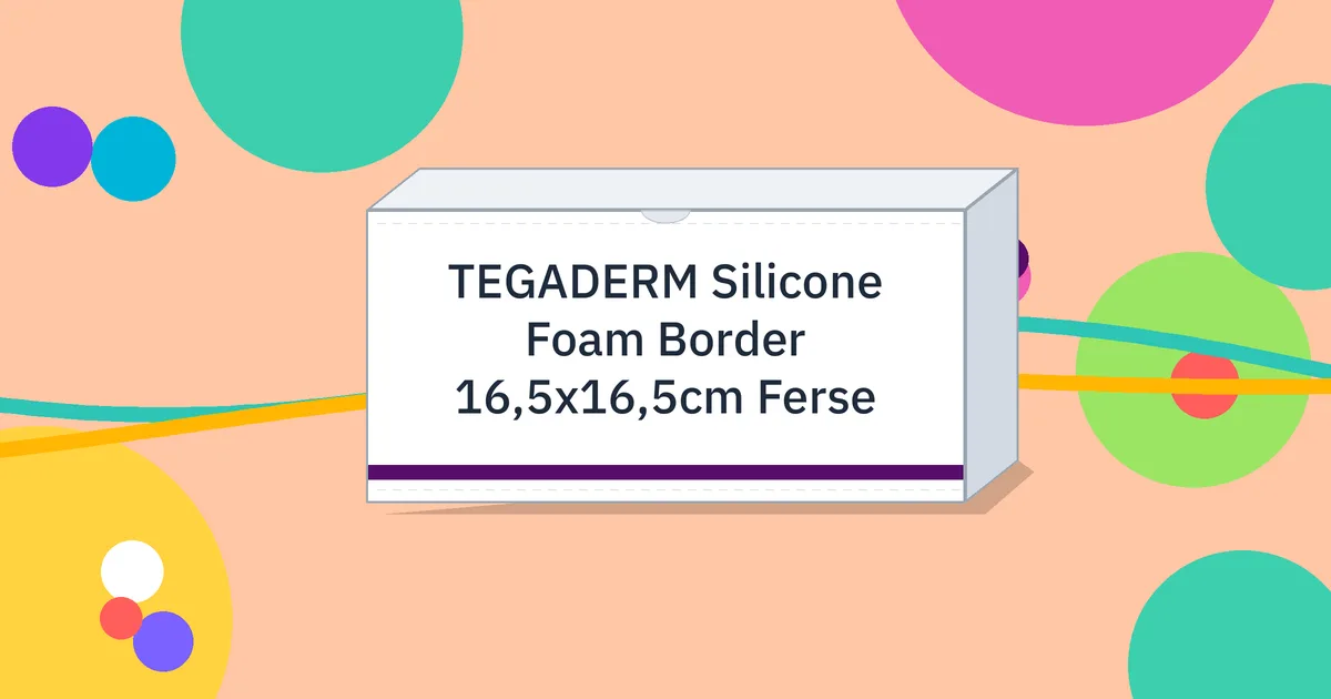 Symbolbild: Packung mit der Aufschrift TEGADERM Silicone Foam Border 16,5x16,5cm Ferse (PZN 12530312) – Verfügbarkeit und Bezug in Apotheken in Frankfurt am Main