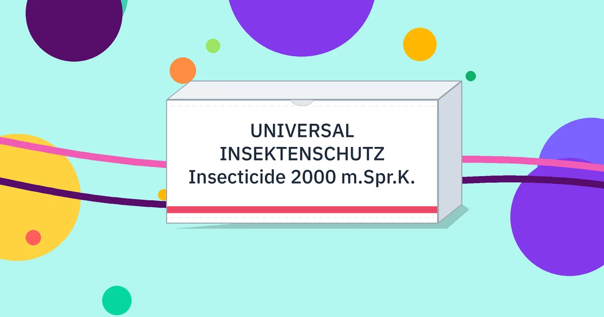 Symbolbild: Packung mit der Aufschrift UNIVERSAL INSEKTENSCHUTZ Insecticide 2000 m.Spr.K. (PZN 10332223) – Verfügbarkeit und Bezug in Apotheken in Frankfurt am Main