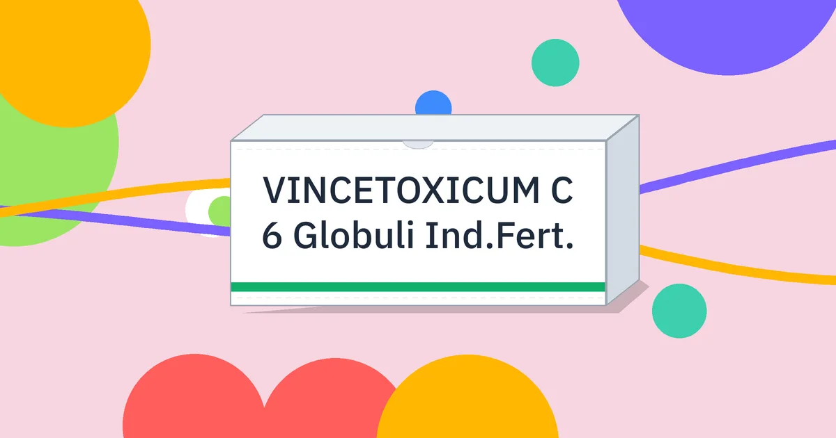Symbolbild: Packung mit der Aufschrift VINCETOXICUM C 6 Globuli Ind.Fert. (PZN 17690368) – Verfügbarkeit und Bezug in Apotheken in Frankfurt am Main