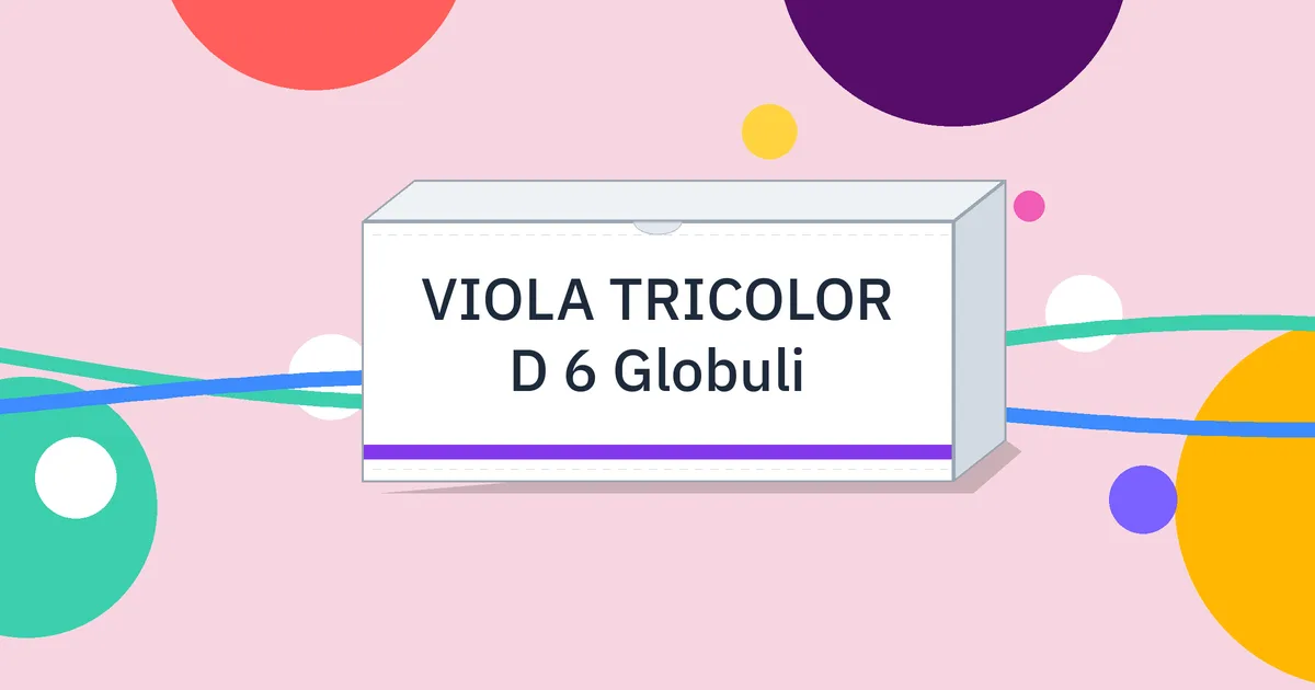 Symbolbild: Packung mit der Aufschrift VIOLA TRICOLOR D 6 Globuli (PZN 04242177) – Verfügbarkeit und Bezug in Apotheken in Frankfurt am Main