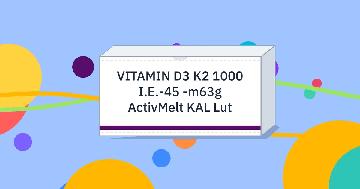 Symbolbild: Packung mit der Aufschrift VITAMIN D3 K2 1000 I.E.-45 -m63g ActivMelt KAL Lut (PZN 16863312) – Verfügbarkeit und Bezug in Apotheken in Frankfurt am Main