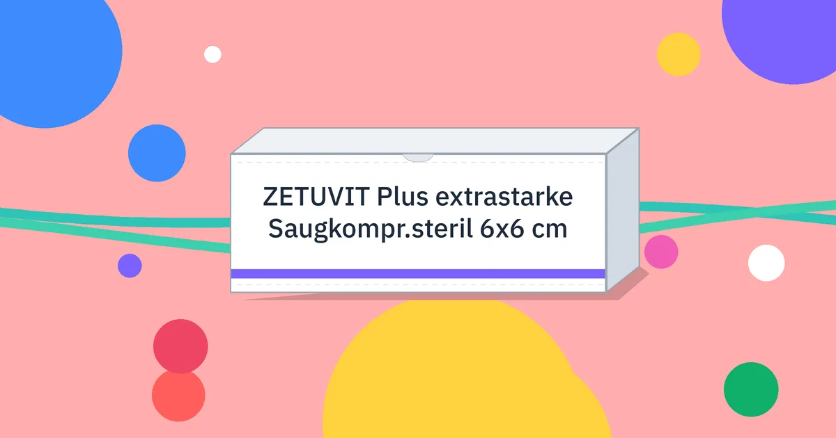 Symbolbild: Packung mit der Aufschrift ZETUVIT Plus extrastarke Saugkompr.steril 6x6 cm (PZN 20165677) – Verfügbarkeit und Bezug in Apotheken in Frankfurt am Main