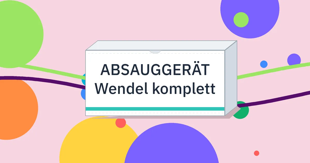 Symbolbild: Packung mit der Aufschrift ABSAUGGERÄT Wendel komplett (PZN 01960771) – Verfügbarkeit und Bezug in Apotheken in Frankfurt am Main