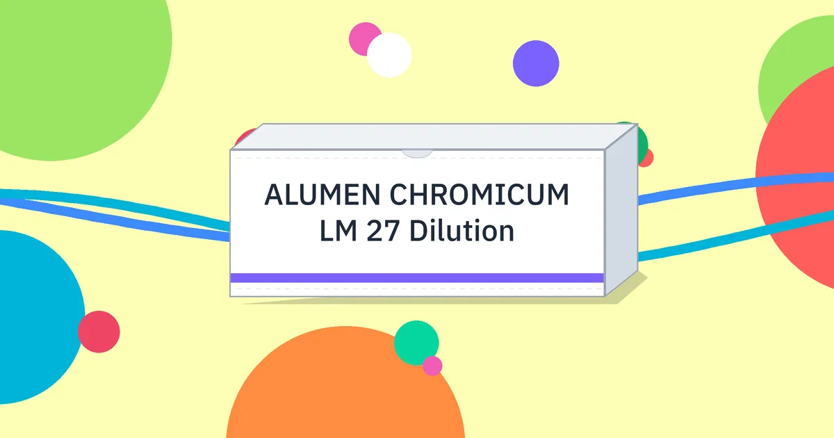 Symbolbild: Packung mit der Aufschrift ALUMEN CHROMICUM LM 27 Dilution (PZN 13315969) – Verfügbarkeit und Bezug in Apotheken in Frankfurt am Main