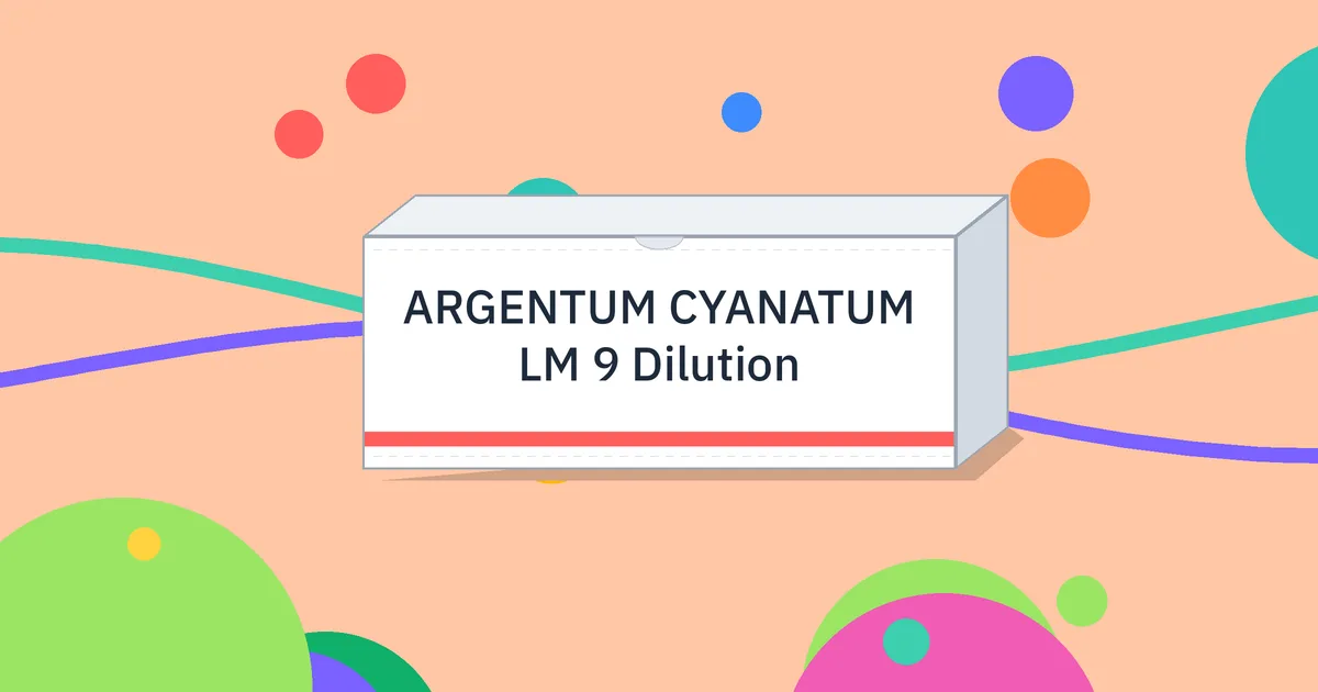 Symbolbild: Packung mit der Aufschrift ARGENTUM CYANATUM LM 9 Dilution (PZN 13390250) – Verfügbarkeit und Bezug in Apotheken in Frankfurt am Main